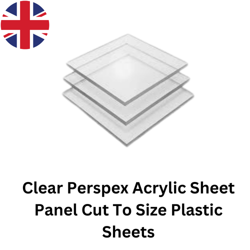 Clear Perspex Acrylic Sheet Panel Cut To Size Plastic Sheets | 2,3,4 ...