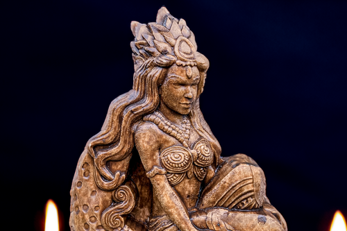 Yemaya Statue Orisha Yemaya Yoruba Goddess of the Living Ocean Yemanjà ...