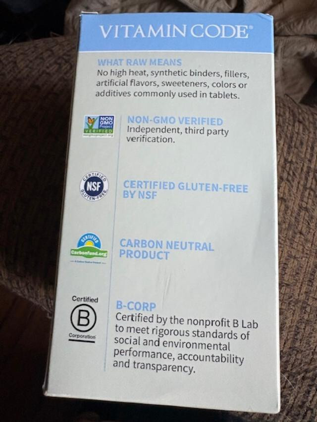 Garden of Life Vitamin Code 50 & Wiser Men Multivitamin Supplement 240 ...