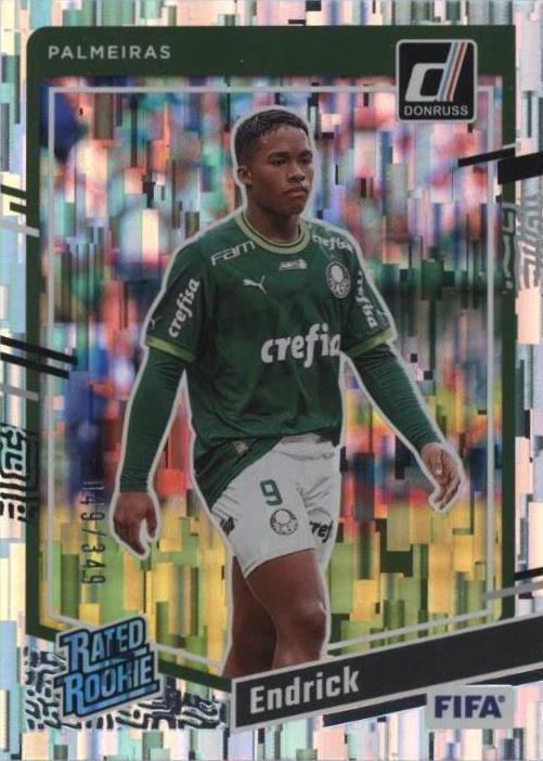 2023-24 Panini Donruss Fifa - Rated Rookie Endrick #176 Silver /349 (RC ...