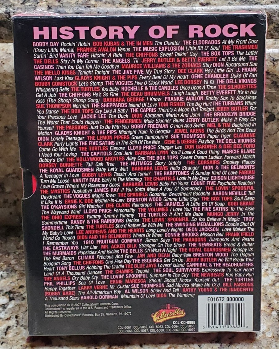 History of Rock by Various (CD, 2010) for sale online | eBay