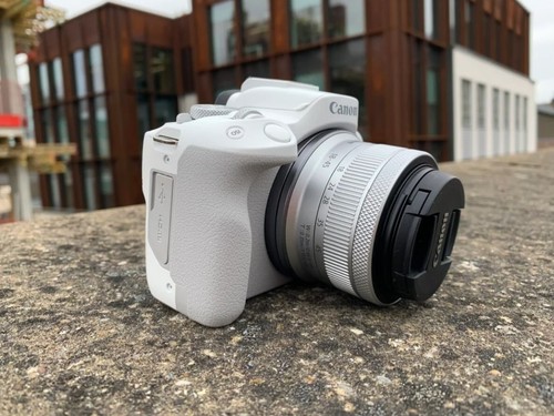Canon EOS R50 Mirrorless Camera with RF-S 18-45mm Lens, White | eBay