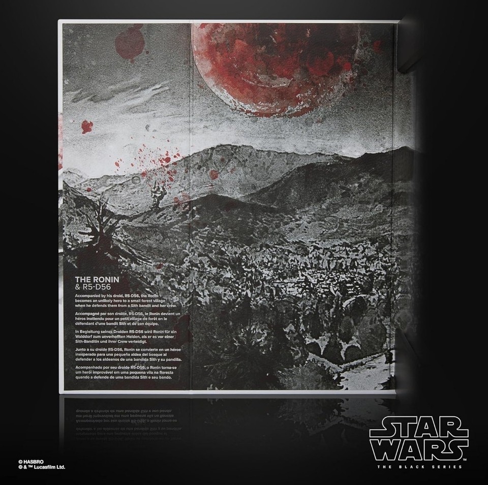 STAR WARS Black Series The Ronin & R5-D56 Cloth Poseable Cape Edition ...