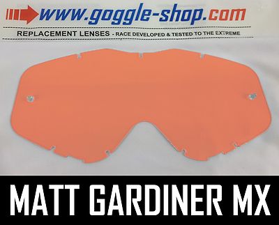 GOGGLE-SHOP LENS for SPY TARGA 3 / WHIP / KLUTCH MOTOCROSS GOGGLES PINK ...