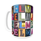 SELMA Coffee Mug / Cup featuring the name in photos of sign letters | eBay
