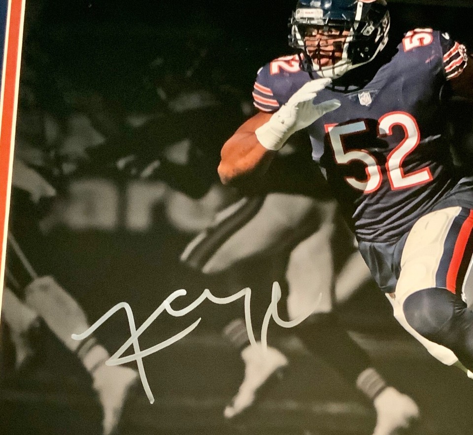 Khalil Mack autographed NFL Photo w/Cards and Coa | eBay
