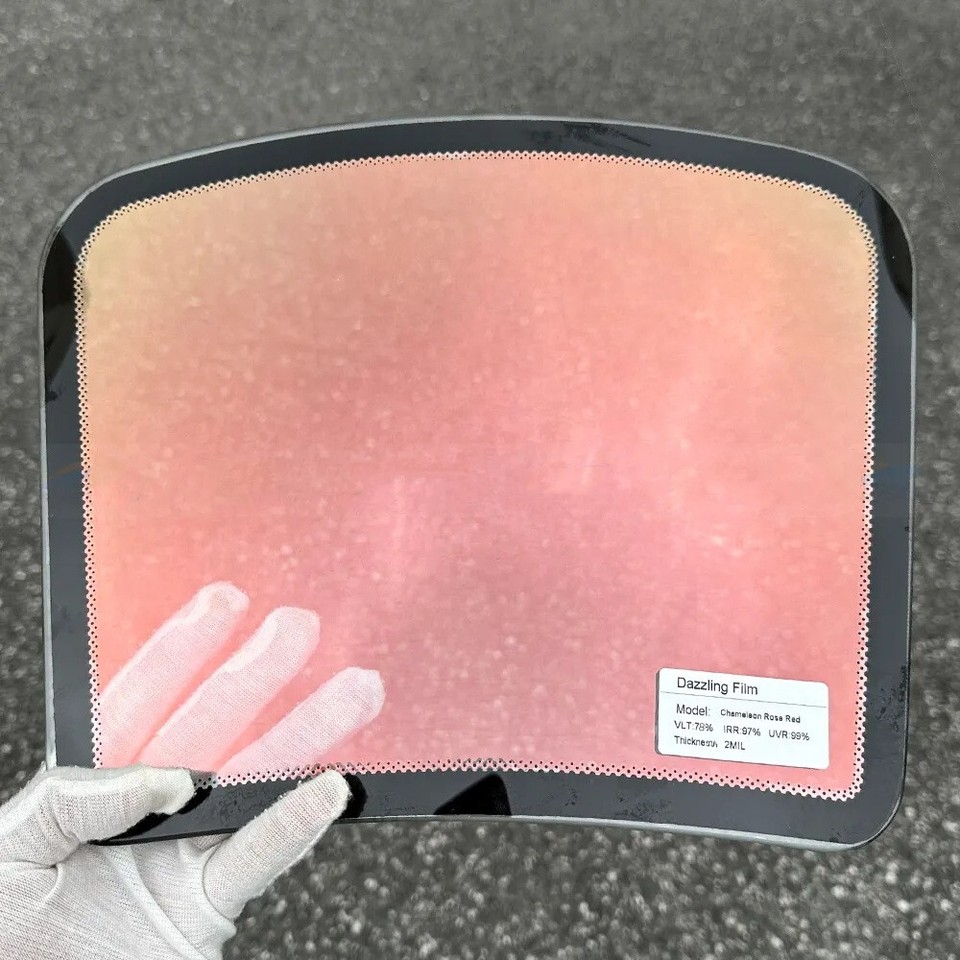 Colorful Red Glass Tint Chameleon Window Film For Car Windshield ...