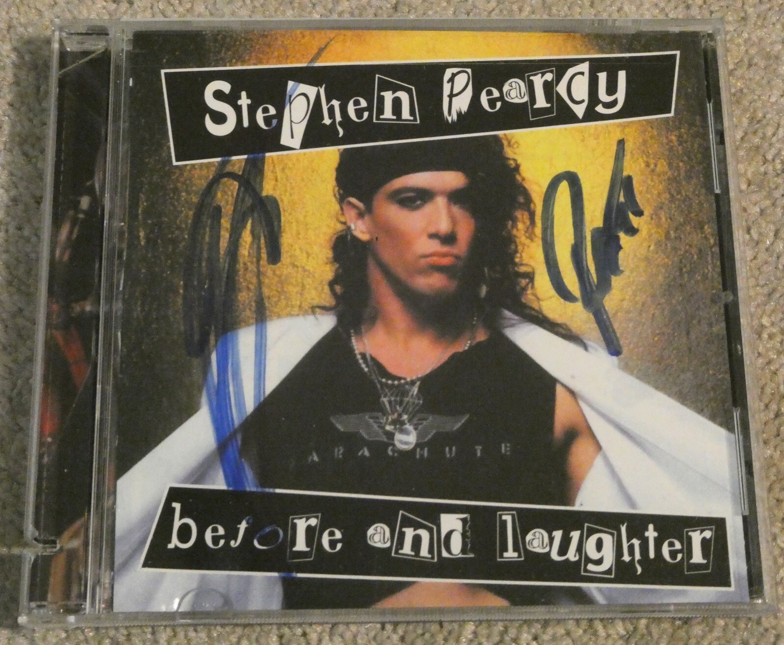 Stephen Pearcy CD Before and Laughter Hand SIGNED Autograph RATT Solo ...