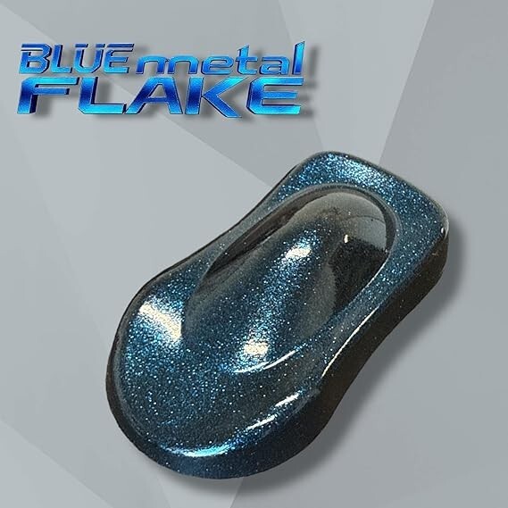 LiME LiNE Sprayable Blue Metal Flake Paint Additive - 3 Oz Metal Flake ...