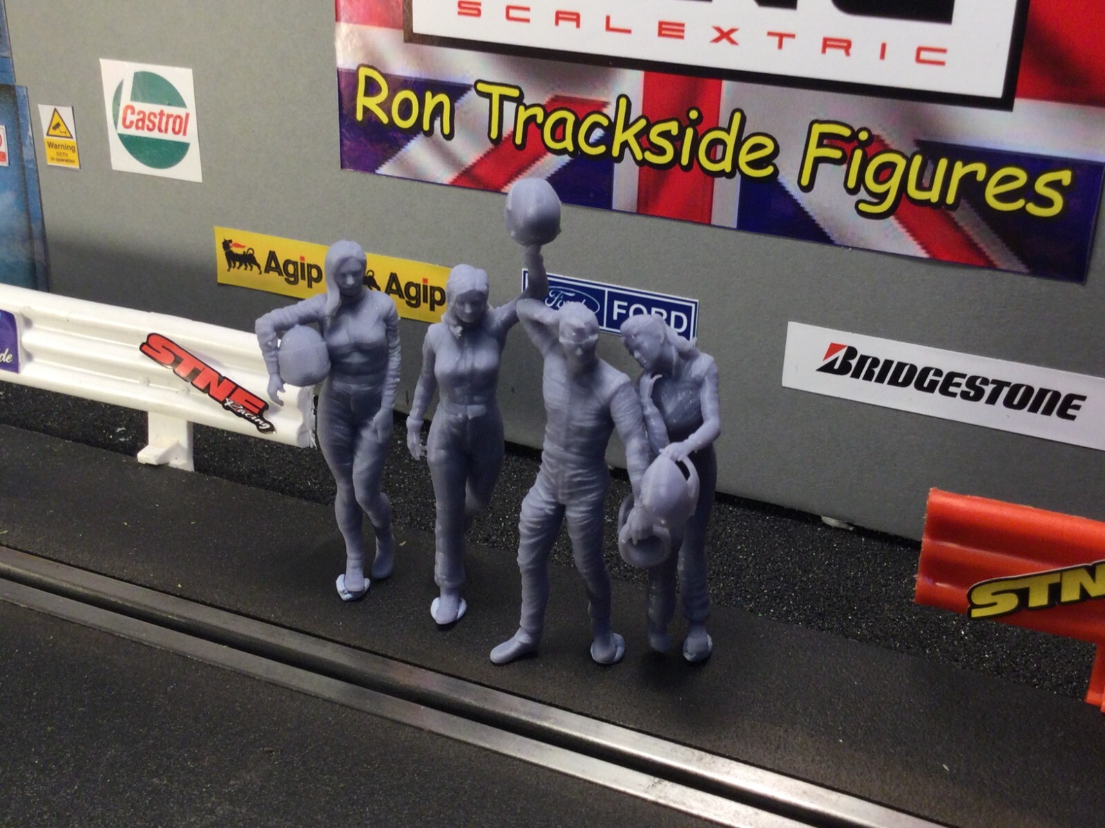 Scalextric Figures, Slot car Figures, 1:32 figures, Drivers Set 01 ...