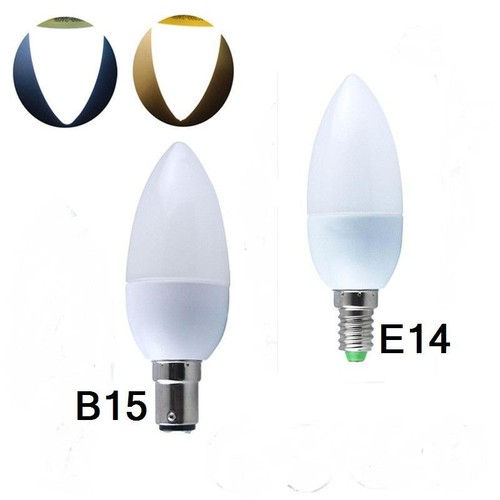 6x / 12x E14 B15 LED Candle Light Bulbs 3W SES SBC Energy Saving Bulb ...
