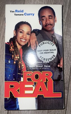 For Real VHS VCR Video Tape Movie Tim Reid Used RARE Screener ...