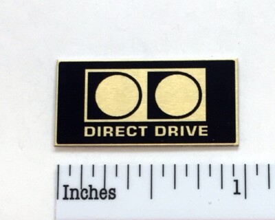 Technics Direct Drive Turntable Gold Badge For Dust Cover Custom Made ...