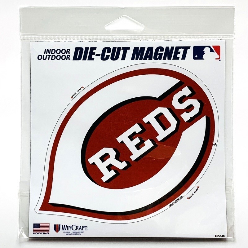 Cincinnati Reds Magnet 6x4 Outdoor Rated Vinyl Auto Fridge MLB Baseball ...