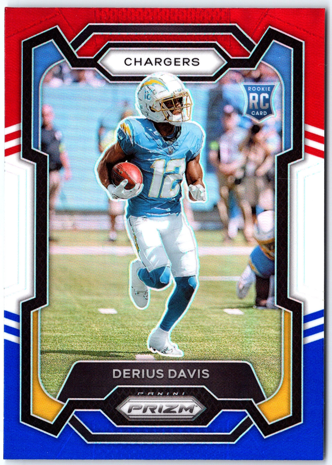 2023 Panini Prizm #351 Derius Davis Red White and Blue | eBay