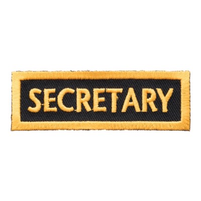 Secretary Yellow Patch, Club Rank Patches | eBay