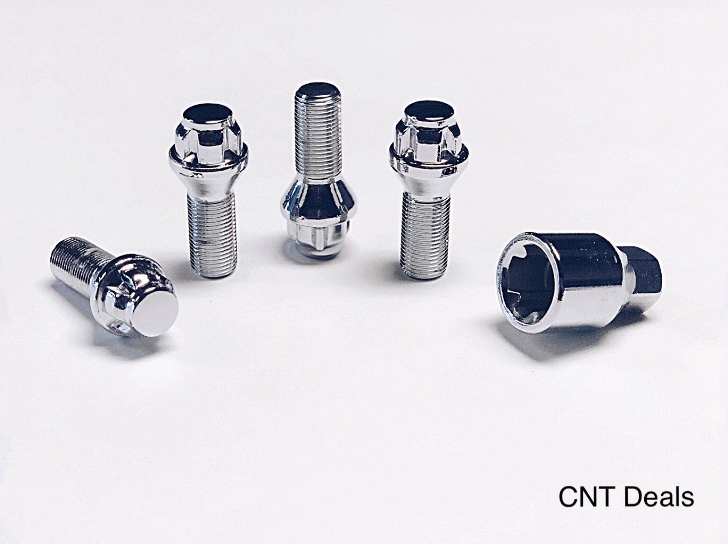 Set of 14x1.25 28mm Chrome Wheel Lug Bolt Locks Mini Cooper Countryman ...