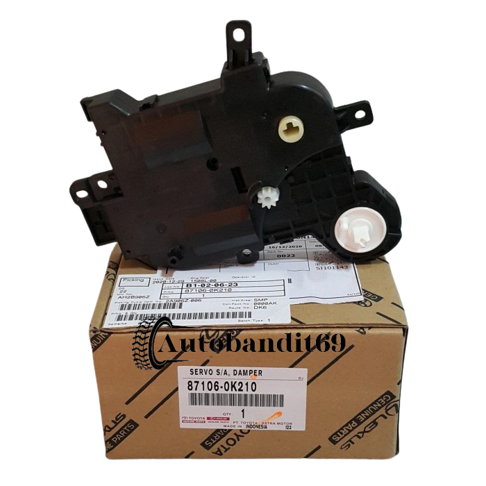 DAMPER SERVO AIR CONDITIONER RADIATOR 87106-0K210 Genuine Toyota NO.1 ...