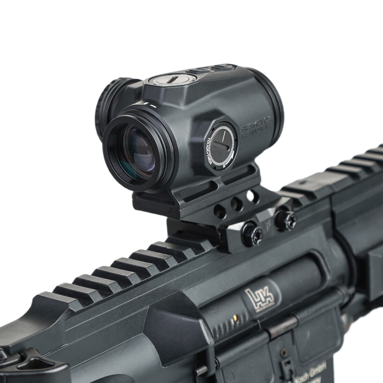 Swampfox Raider Red/Green Circle/Dot Reticle Sight Prism 1x20 BRC T2 ...