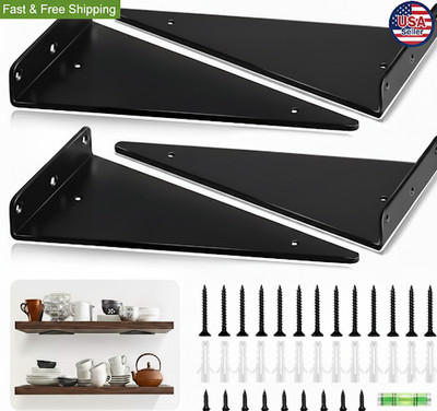 4Pcs Corner Braces Heavy Duty Stainless Steel Triangle Shape Shelf ...