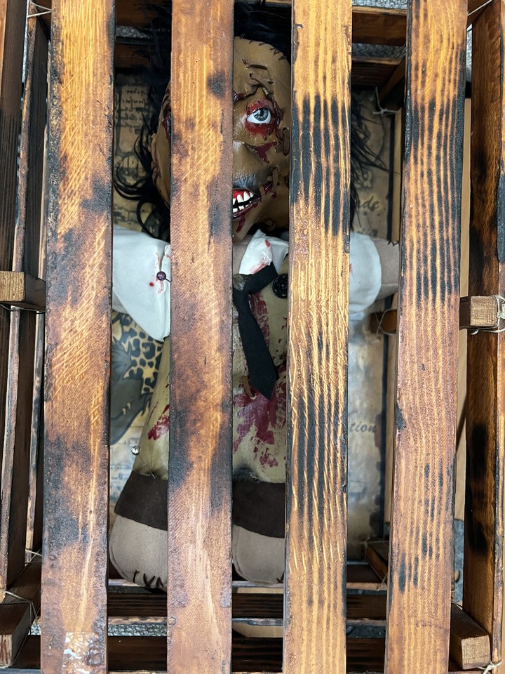 Scary limited edition art voodoo doll in its own crate from Austria | eBay