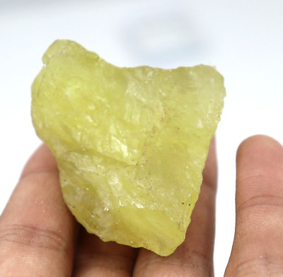 Natural Brazilian Lemon Quartz Loose Uncut Gemstone Rough Gemstone 289. ...