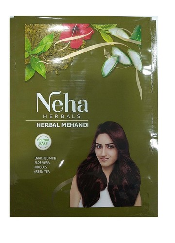 Neha Henna Mehndi Powder 13 Herbs Blend Herbal Mehndi Color Fast Ship ...