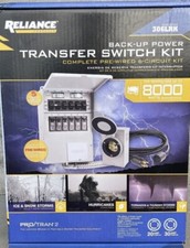 GenTran Manual Transfer Switch Kit for Generators up to 7500 Watts ...