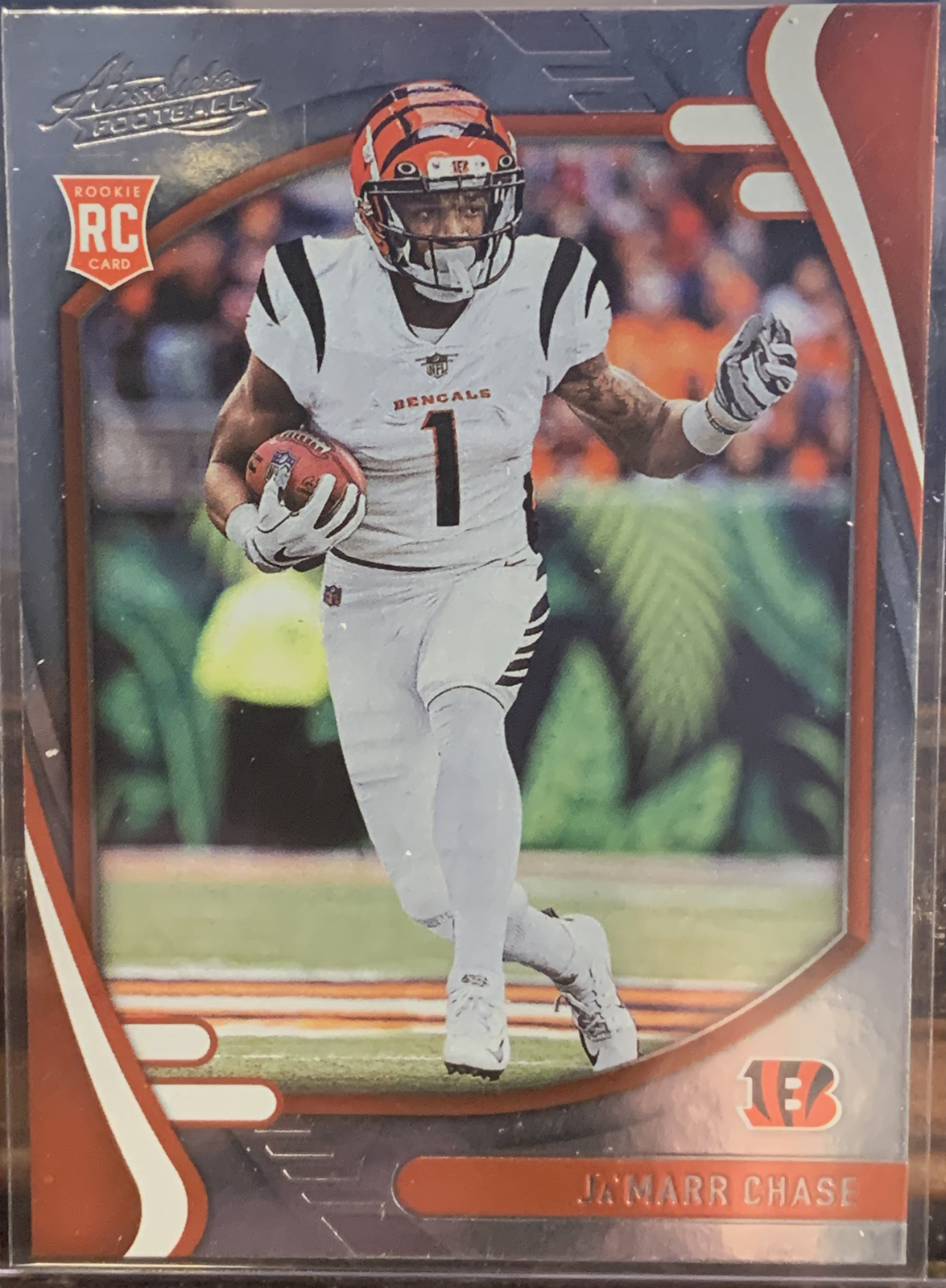 2021 Panini Absolute Football Jamarr Chase Rookie Card #105 Bengals RC ...