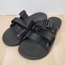 Men's Athletic Works O2 Air Sport Slide Sandals Adjustable Strap Black ...