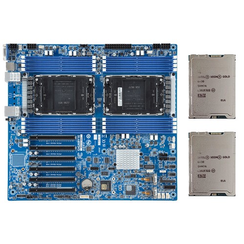 Intel xeon Gold 6430 QS *2+Gigabyte MS73-HB1 LGA4677 64c/128t Server ...