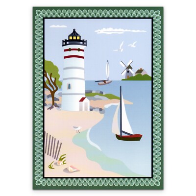 Coastal HAPPY BIRTHDAY Card, "Scenic Cape Cod" 1997 by Claire Murray ...