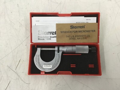 Micrometers - Starrett Anvil Micrometer