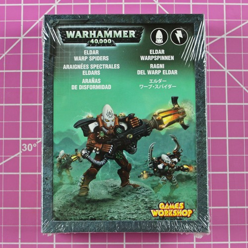 Warhammer 40K Eldar Warp Spiders NIB Metal, Games Workshop Citadel ...