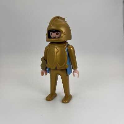 Playmobil Geobra 1974 Vintage Gold Mediaeval Armour Figure | eBay