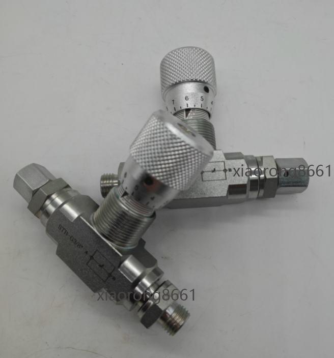 Flow Control bidirectional hydraulic restrictor valve STB-G3/8 W /L08 ...