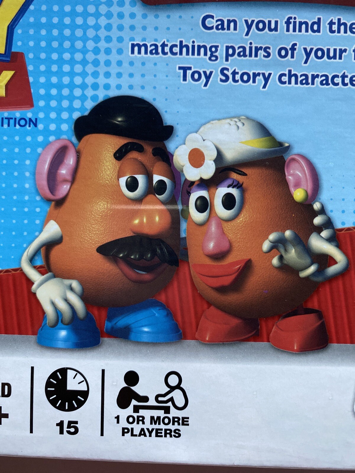 Toy Story 3 Memory Game Matching Picture Cards Learning Recall Skills ...