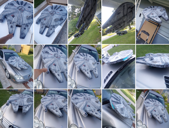 STAR WARS Millennium Falcon Prop made for cinema display.Big Big :D | eBay