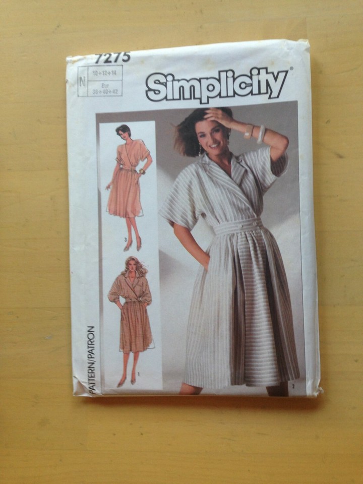 Vintage 1980's Simplicity Sewing Pattern, Uncut, Choose Your Style | eBay