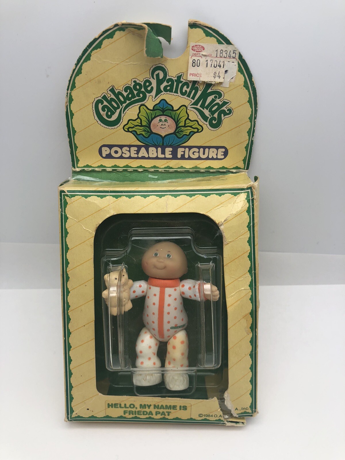 Cabbage patch kids portable figure Frieda Pat 1984 - RARE | eBay