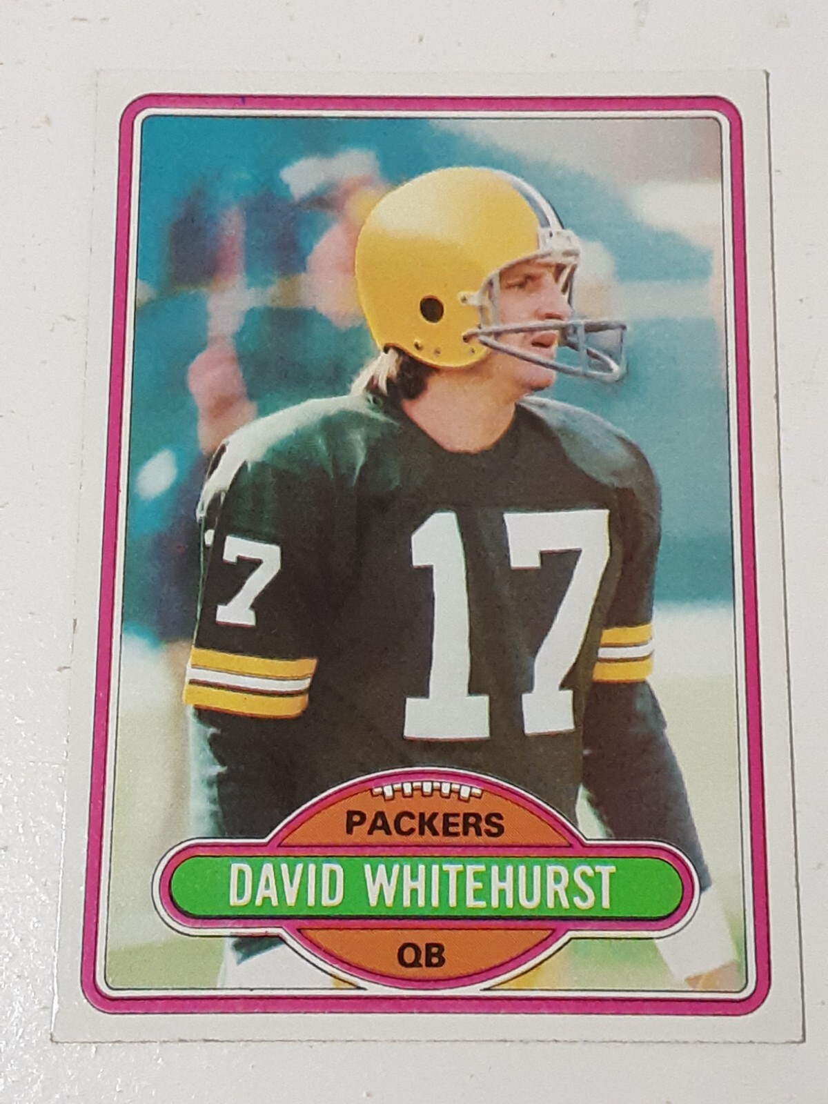 David Whitehurst Green Bay Packers 1980 Topps Card #367 | eBay