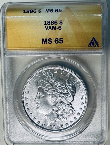 1886 Morgan Silver MS65 VAM-6 Beautiful Coin!PLEASE READ! | eBay