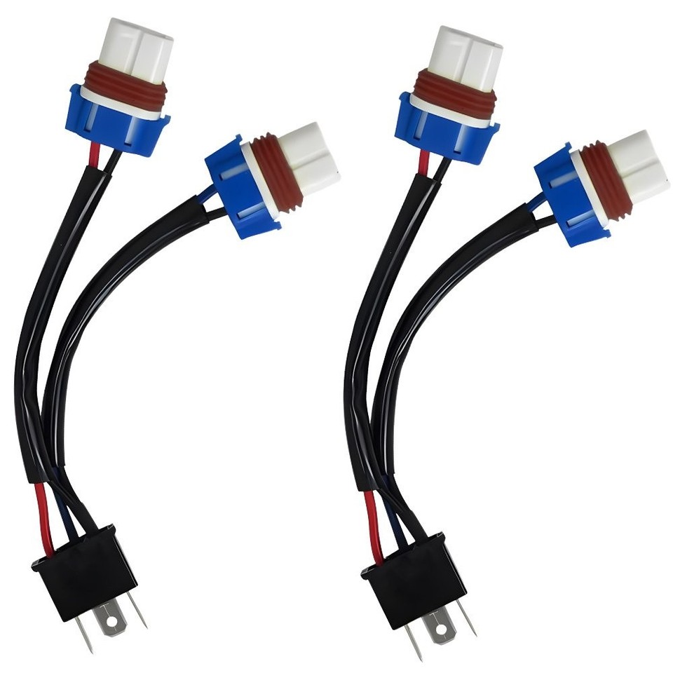 Conversion Wire 9003 H4 TO 9005 9006 Two Harness Head Light Adapter ...