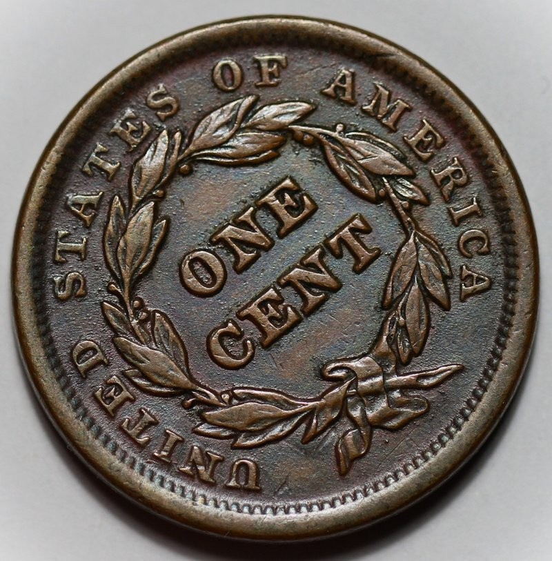 1841 Braided Hair Liberty Head Large Cent (N-5) - US 1c Copper Coin | eBay