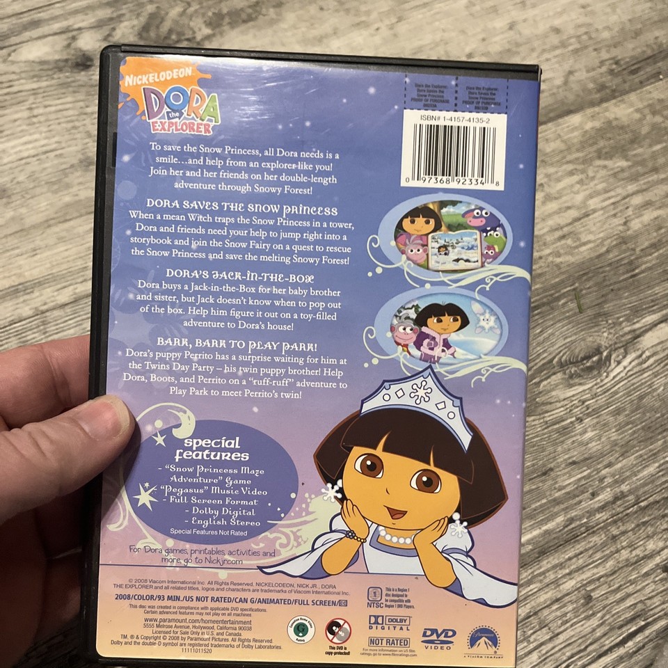 Nick jr Dora Explorer Ultimate Adventure DVD Collection Mermaids Snow ...