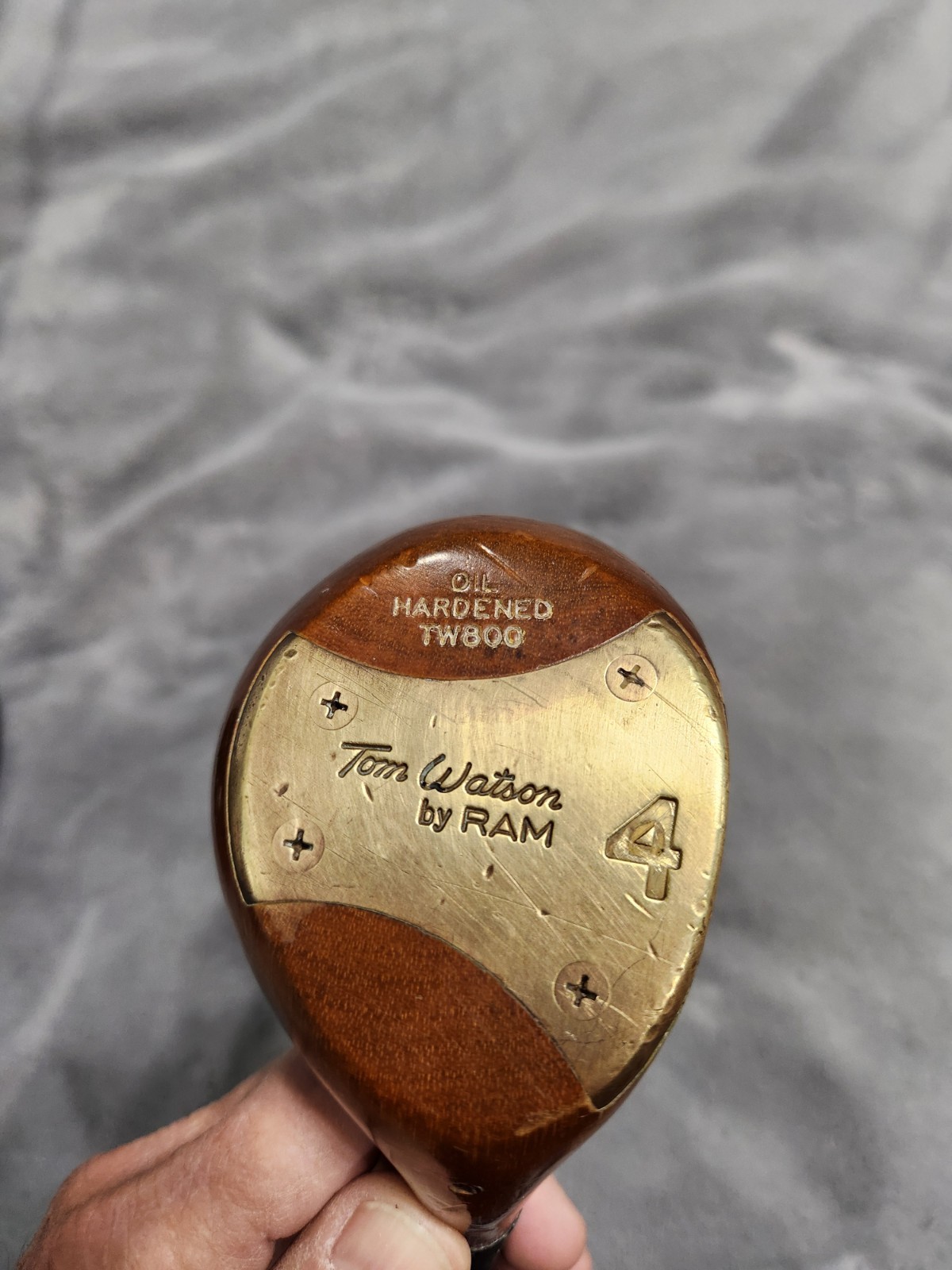 RAM Tom Watson TW800 Oil Hardened Persimmon Drivers 3 &4 Vintage # Golf ...