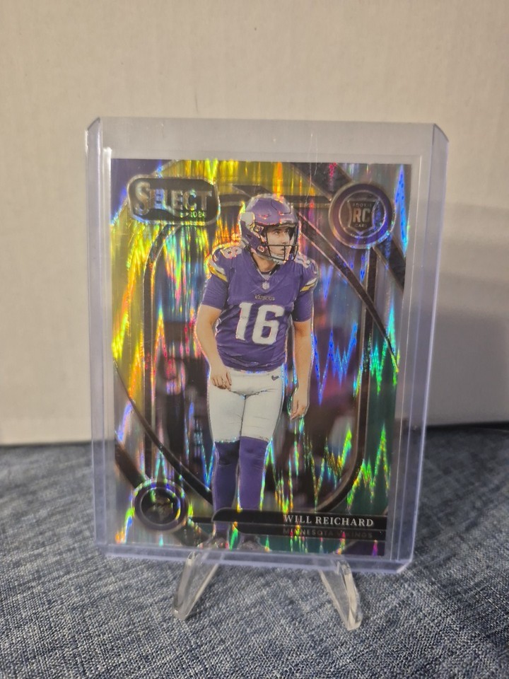 Will Reichard Rookie Card Lot - 2024 Select Parallels & 2025 Topps #d ...