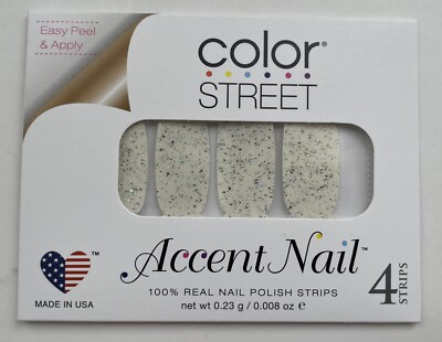 PRISM BREAK Color Street Nail Polish Strips 4 ACCENT Glitter Overlay ...