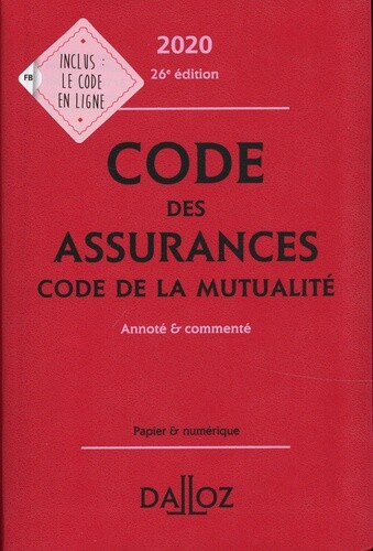 Code des assurances, code de la mutualité: Annoté et commenté | eBay