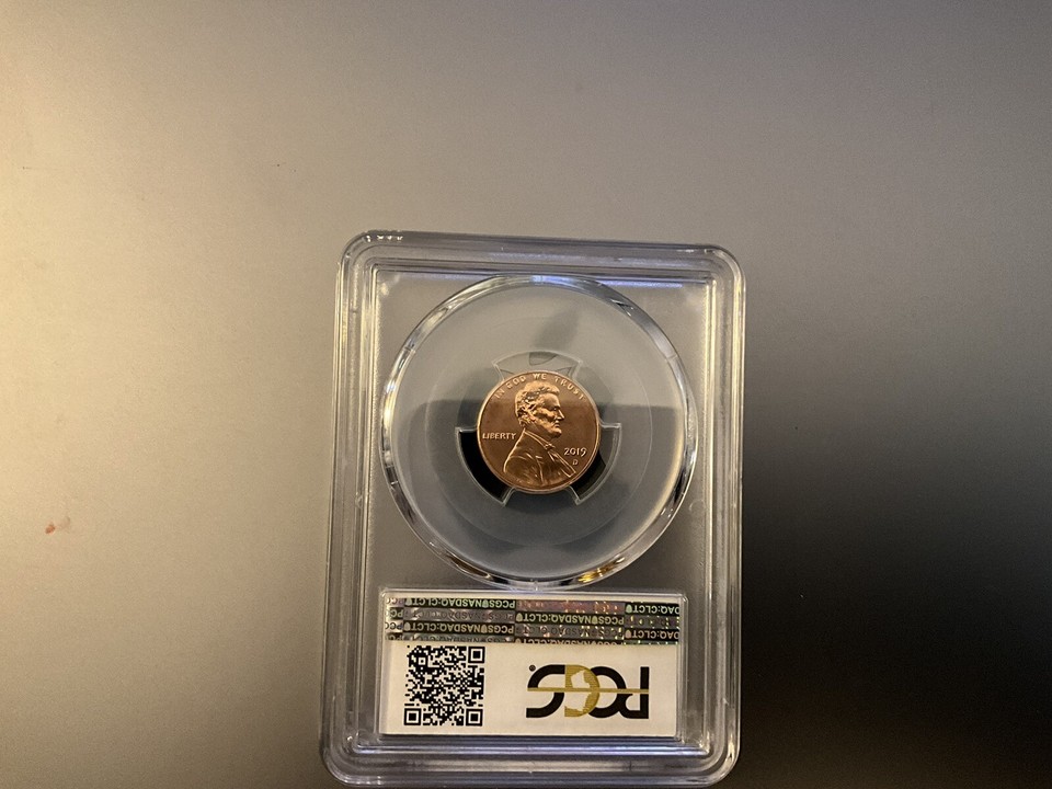 2019 D PCGS Sample Slab Lincoln Shield Cent | 1c Penny US Coin, PCGS ...